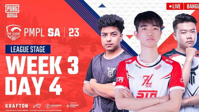 PMPL 2023 Fall South Asia Week 3 Day 4: Overall standings, overview ...