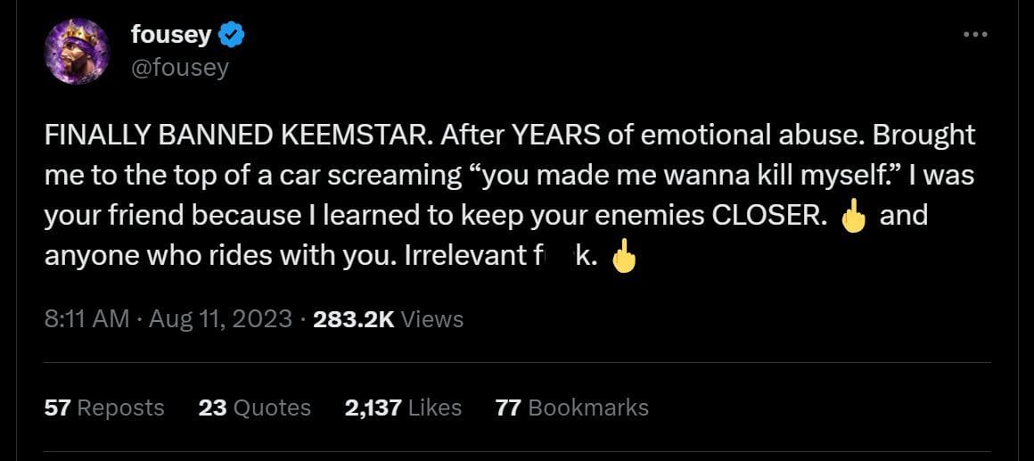 Why is Keemstar feuding with Fousey? The entire drama explained