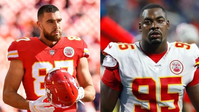 WATCH: Chiefs’ Travis Kelce, Chris Jones ‘illustrate a point’ in ...