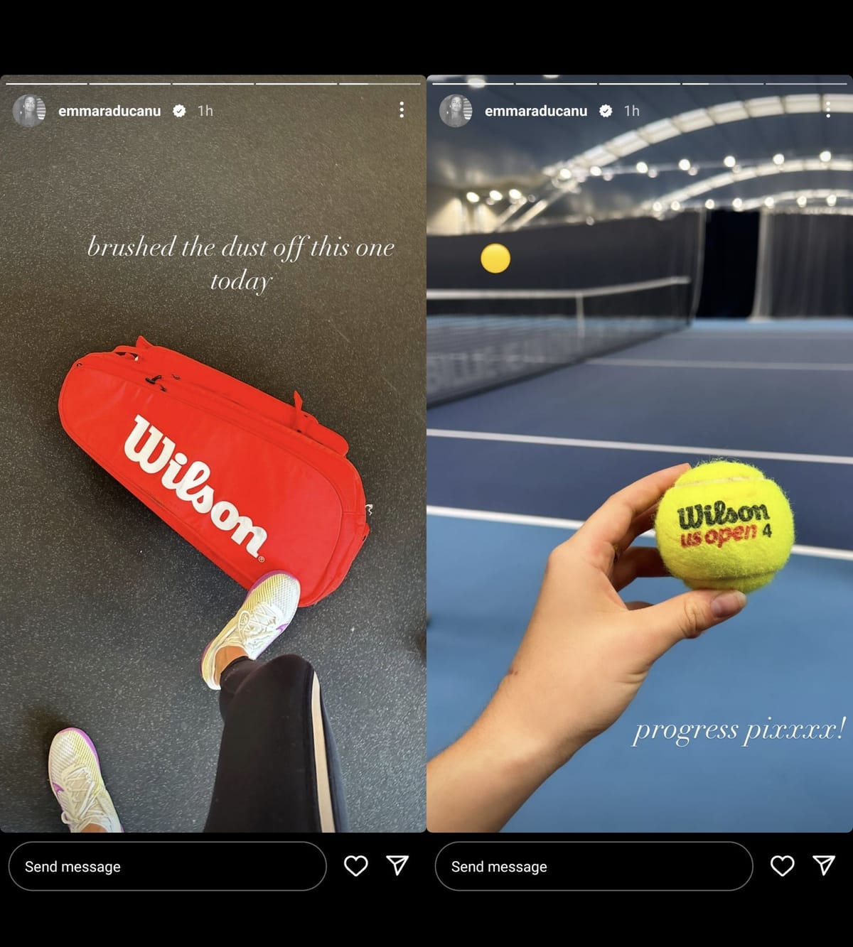 "Brushed the dust off this one" - Emma Raducanu shares comeback update ...