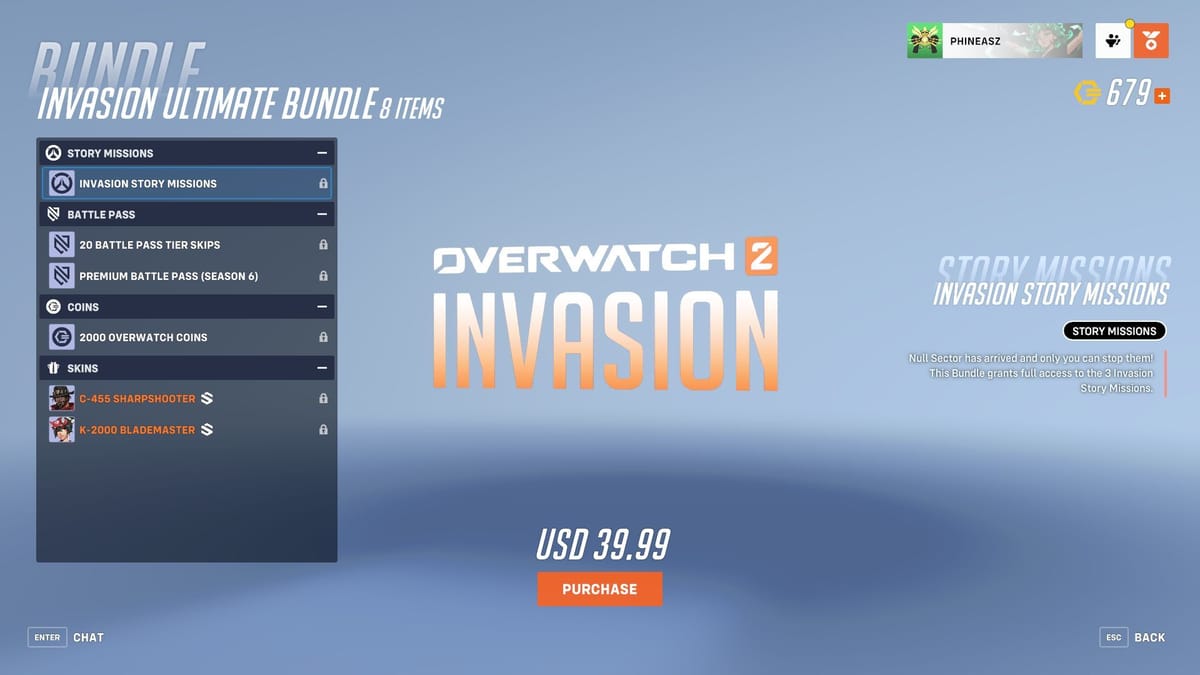 Overwatch 2 Item Shop rotation (August 10): Invasion Ultimate bundle ...