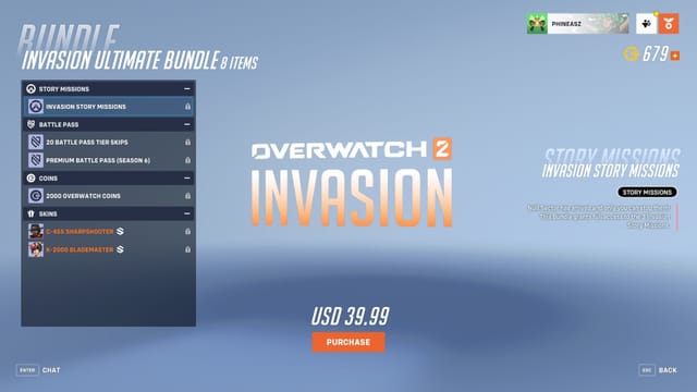 Overwatch 2 Item Shop rotation (August 10): Invasion Ultimate bundle ...