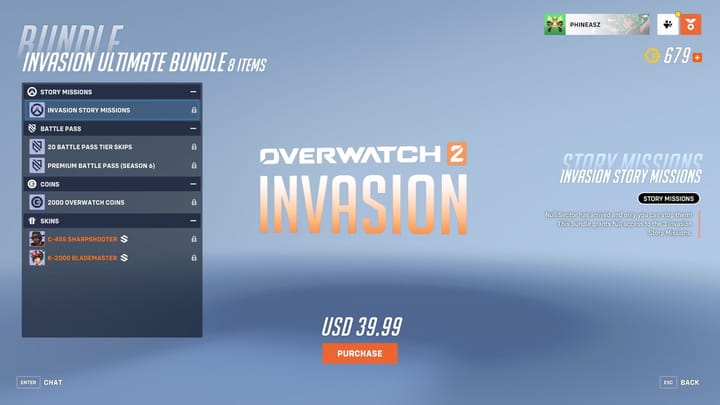 Overwatch 2 Item Shop rotation (August 10): Invasion Ultimate bundle ...