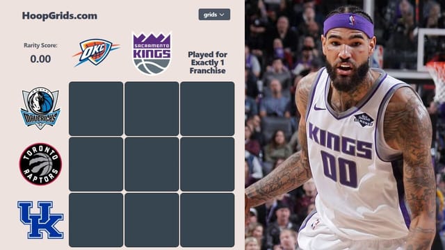 HoopGrids NBA answers for today (August 1): Kings players who have ...