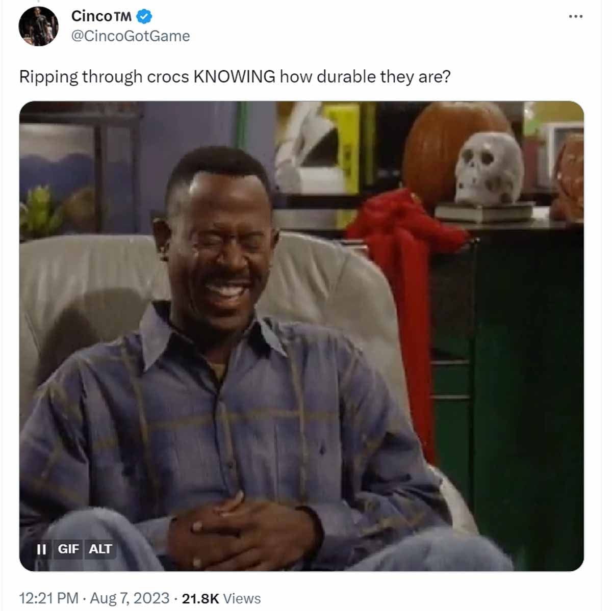 Crocs: "Knowing how durable they are?": Alleged Montgomery Riverfront ...