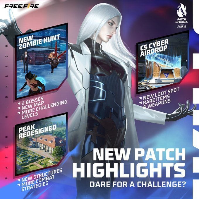 Free Fire OB41 update download links for Android and iOS devices