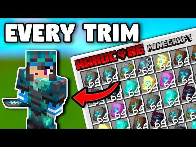 All armor trim locations in Minecraft