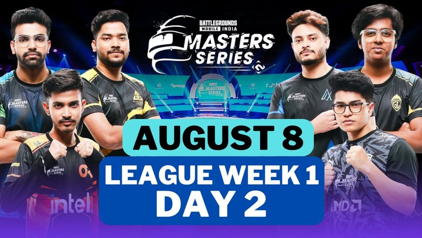 BGMI Masters Series 2023 today matches (8th August): List of all games ...