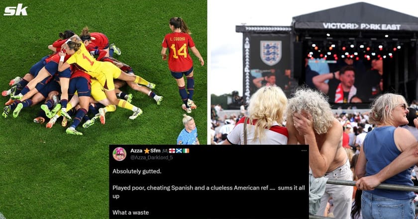 "Clueless American ref", "Serious corruption here" - England fans call ...