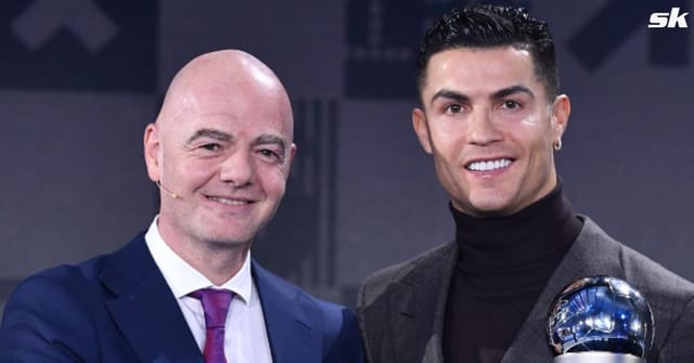 FIFA president Gianni Infantino praises Cristiano Ronaldo for his incredible goal-scoring ...