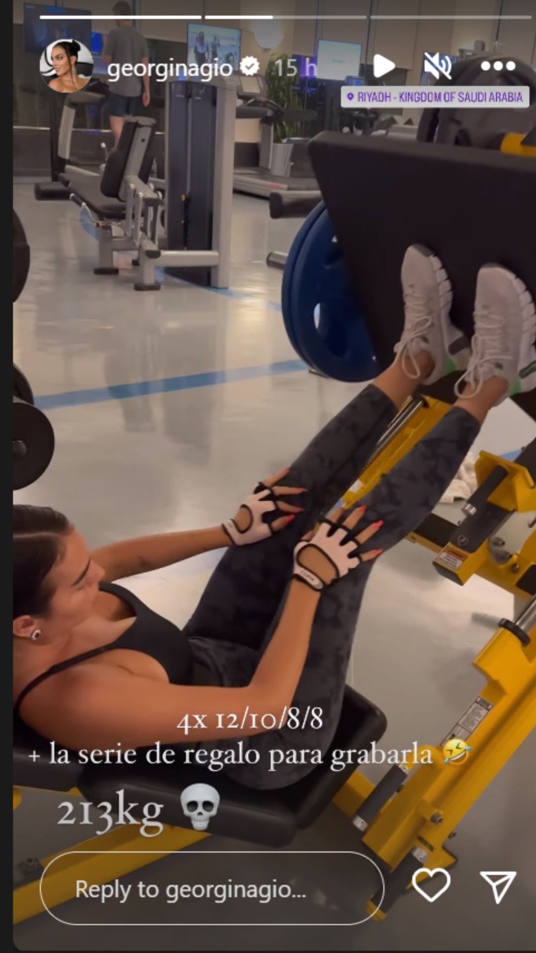 Cristiano Ronaldo’s girlfriend Georgina Rodriguez shares glimpse of her intense leg workout at ...