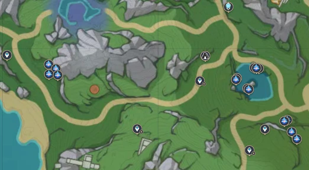 Genshin Impact: Condessence Crystals underwater mining guide