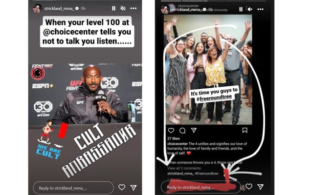 Khalil Rountree: Sean Strickland sets up #freeroundtree from "a cult ...