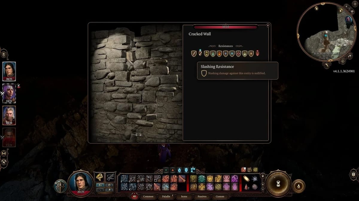 Best ways to destroy sturdy walls and objects in Baldur's Gate 3