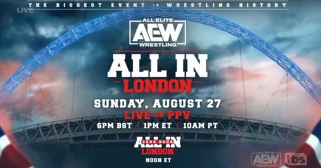 All In: Photo: First look at AEW All In stage construction leaked