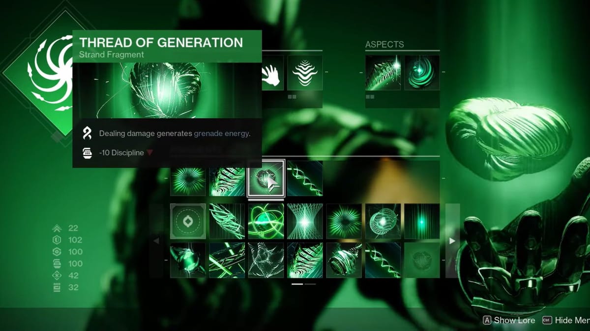 5 Best Destiny 2 Strand Fragments for Hunters