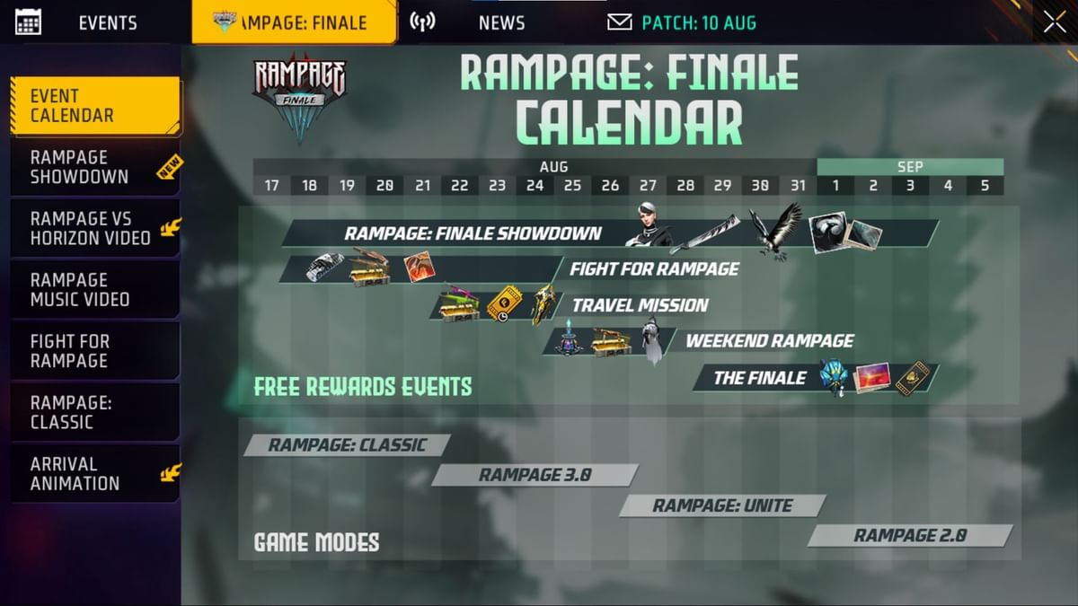 Free Fire MAX Fight for Rampage event guide: Unlock Ink Wings Parachute ...