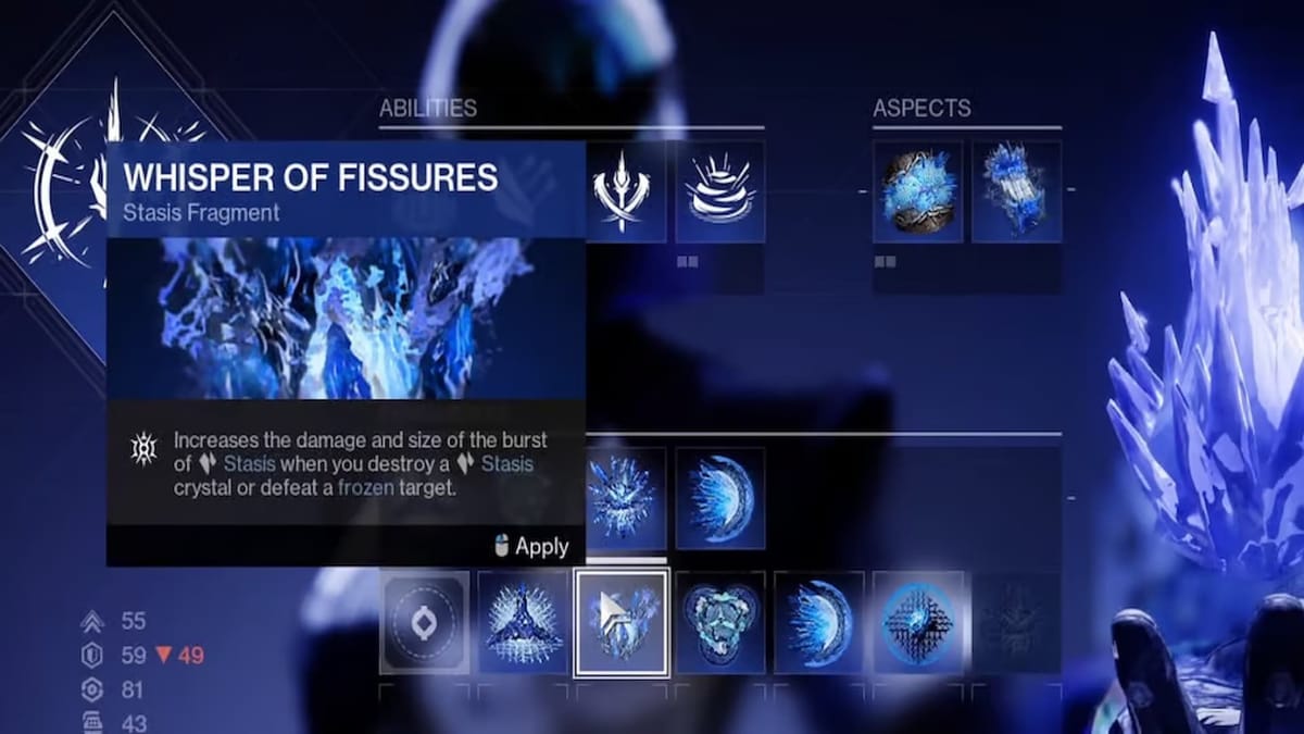 5 best Destiny 2 Stasis Fragments for Titans