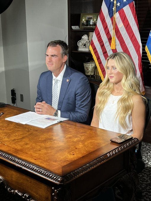 “His leadership sets an example for all Governors” - Riley Gaines ...