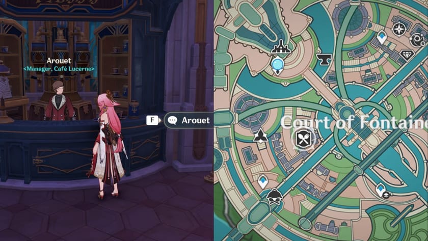 Genshin Impact Fontaine recipe locations