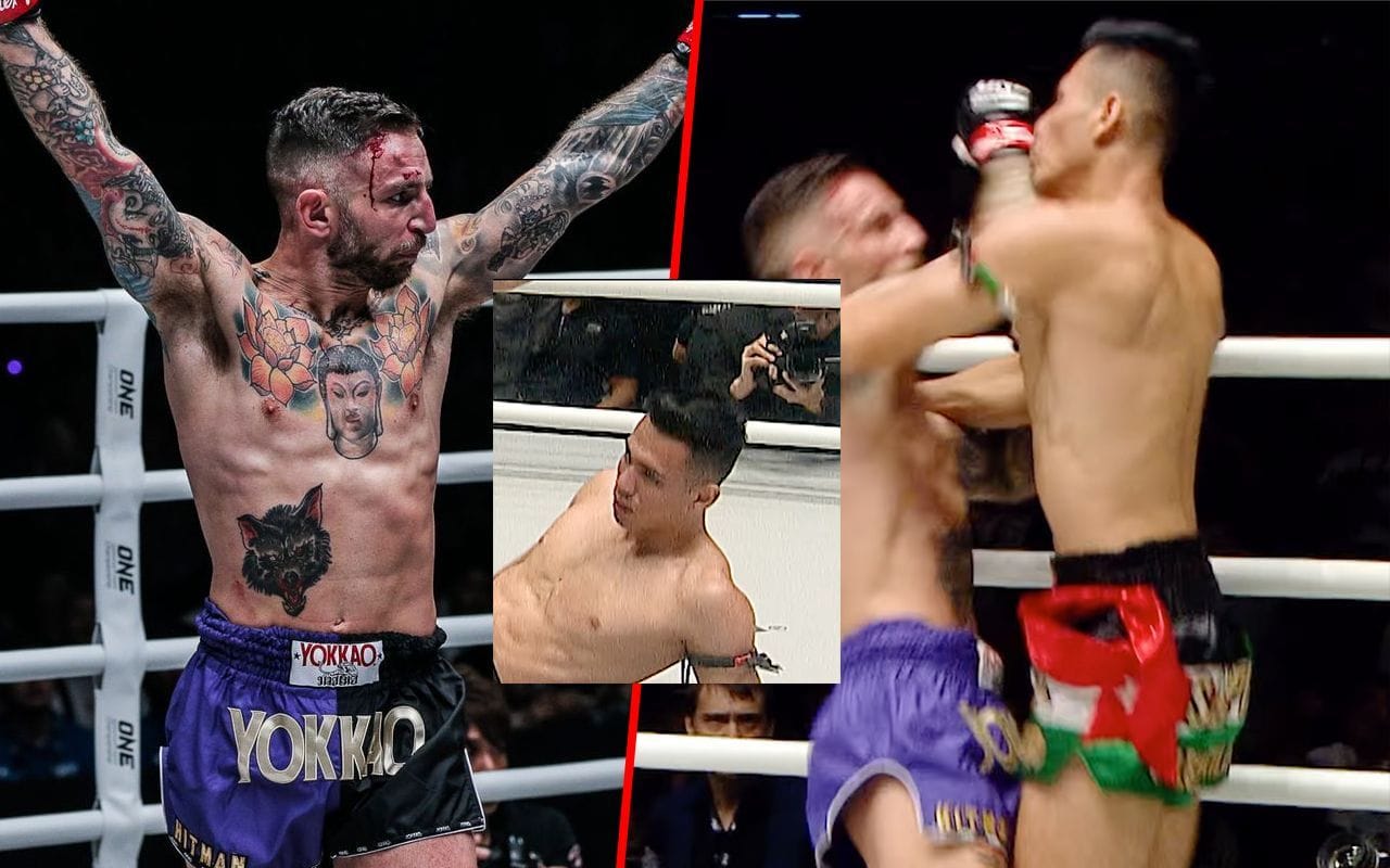 WATCH: Liam Harrison separates opponent from his senses with killer elbows