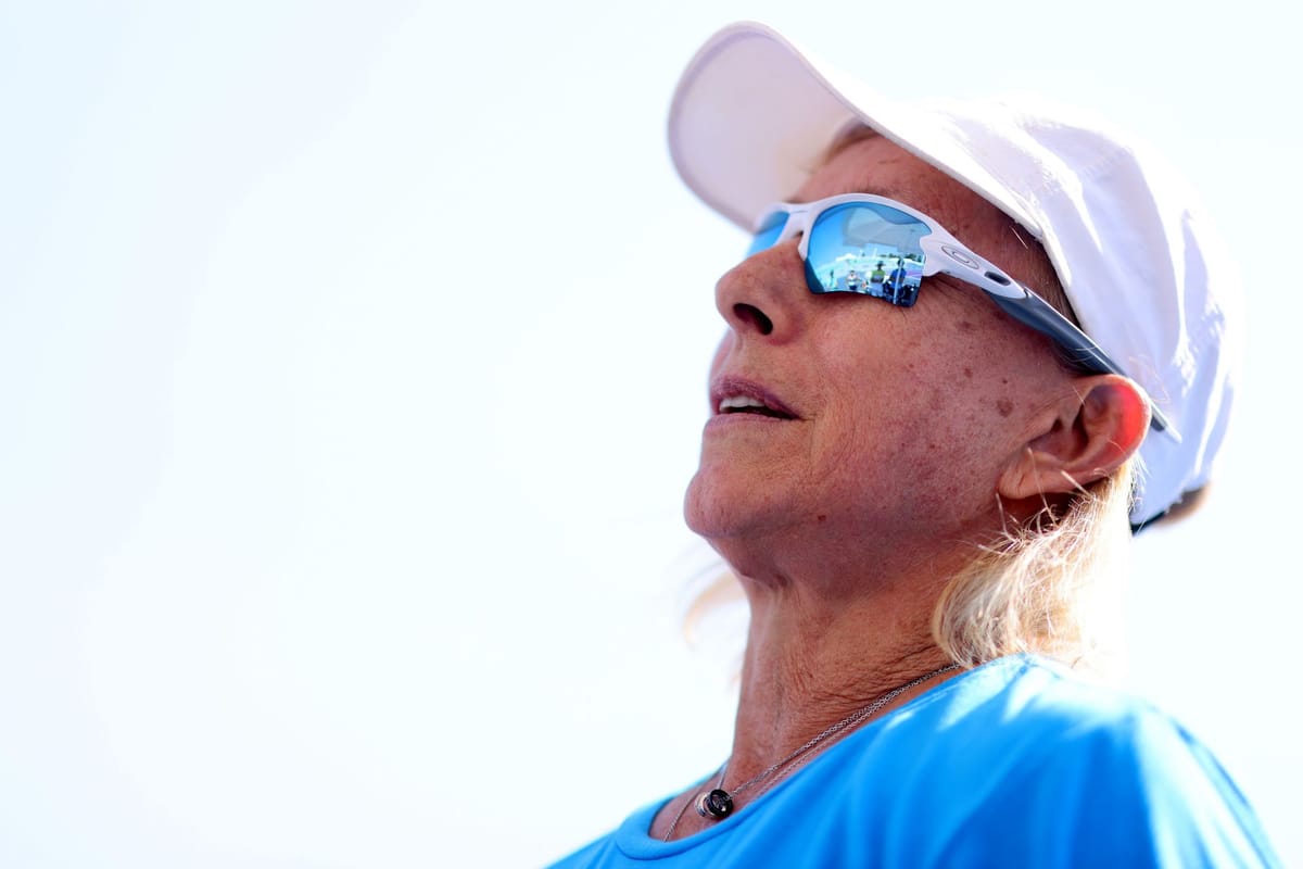 "One ugly forehand... An analogy for his politics" - Martina ...