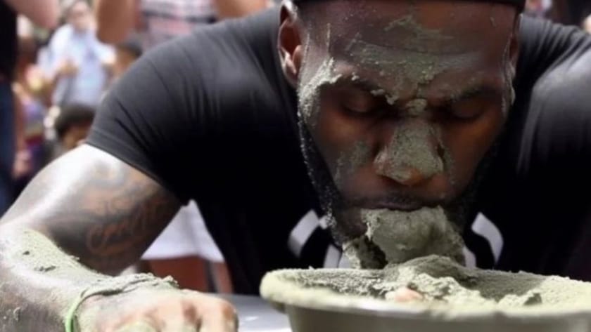 Fact Check: Did LeBron James raise $1,000,000 for charity by eating mud ...