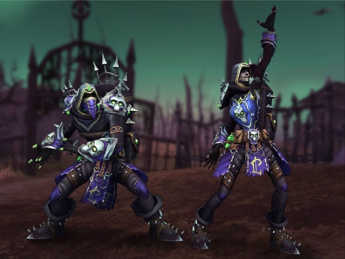 heritage armor: Night Elf & Undead heritage armor in World of Warcraft ...