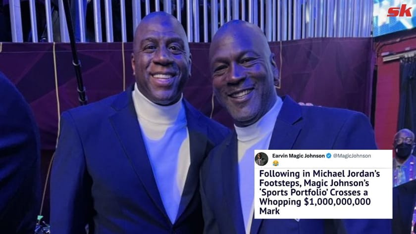 Magic Johnson mocks obscure website for irrelevant Michael Jordan ...