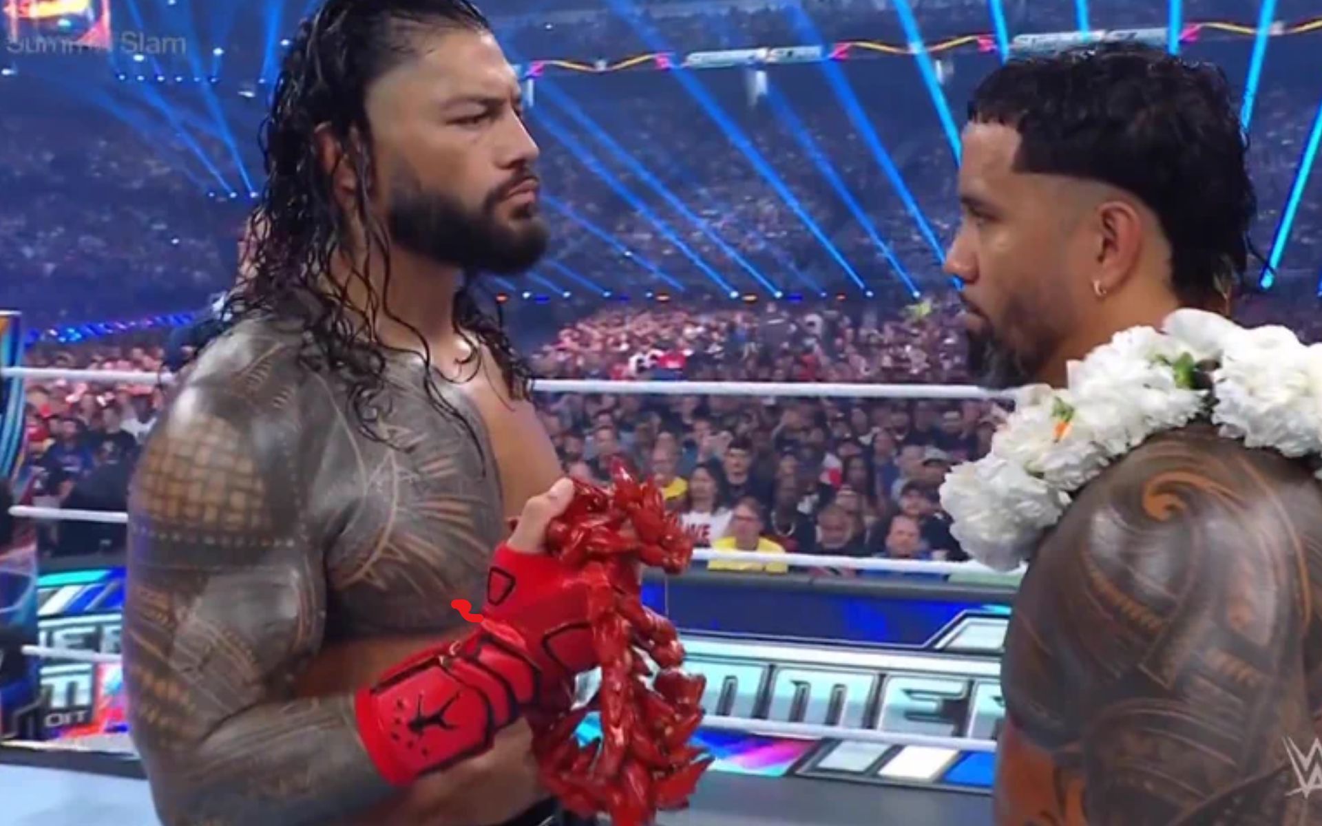Roman Reigns Sends A 9 Word Message To Jey Uso Before Their Match At
