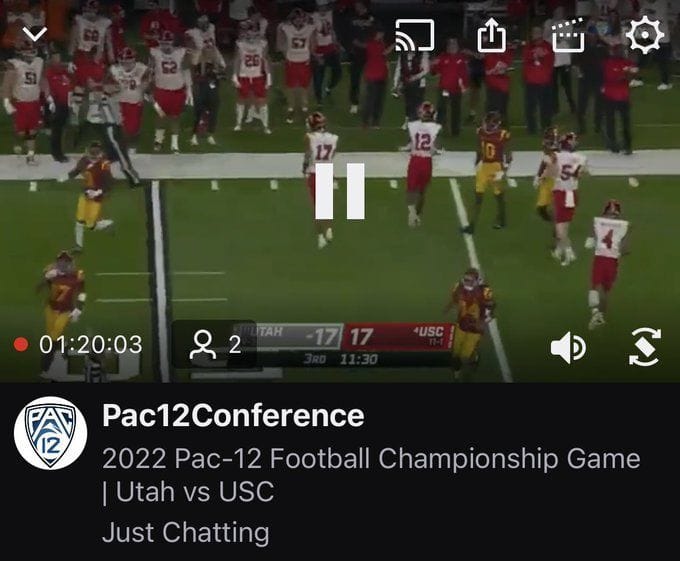 Pac-12 media streaming on Twitch with just 2 viewers leaves internet in ...