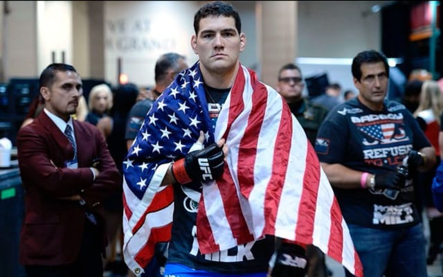 UFC 292: Chris Weidman shares graphic image of bruises on inner thigh ...