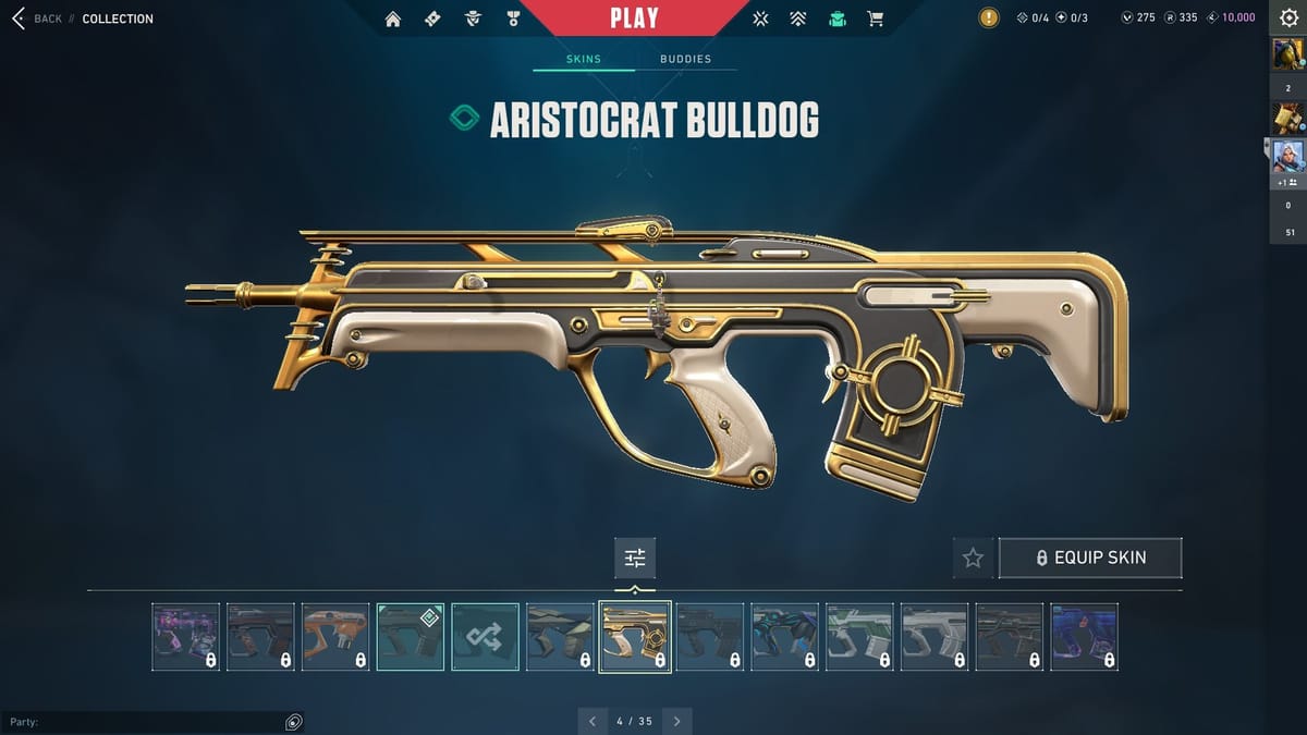 Valorant Bulldog tier list: All skins ranked from best to worst