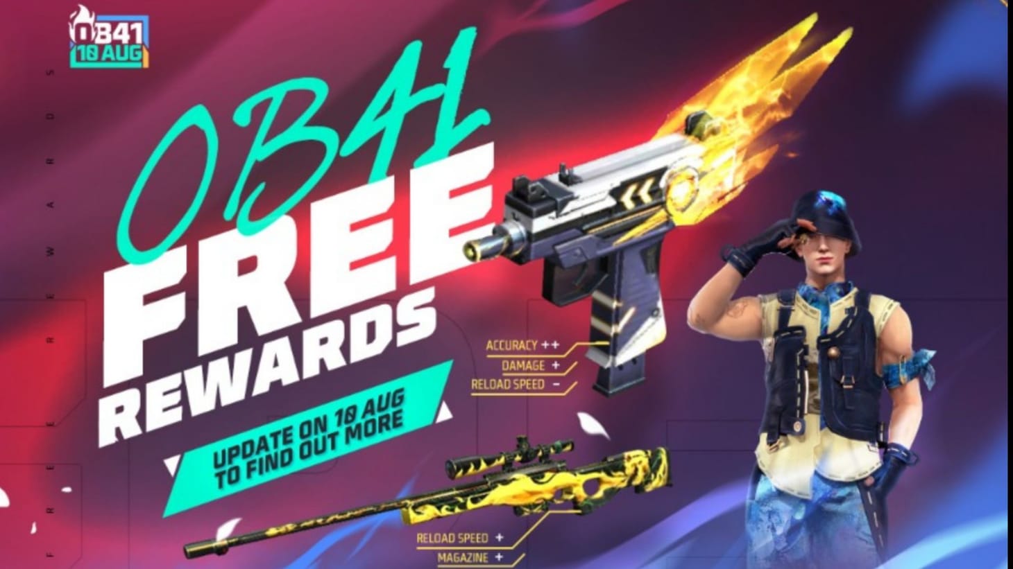 Free Fire MAX OB41 update, server status, features, and rewards