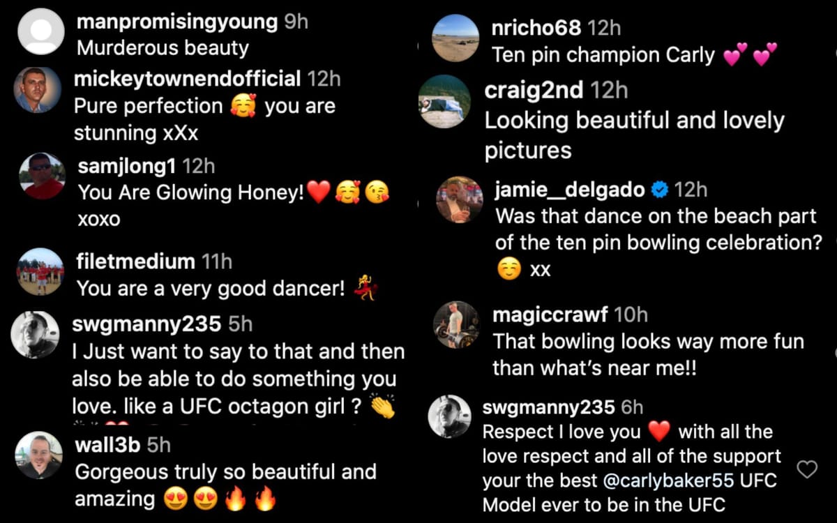 UFC ring girl: “Murderous beauty” - UFC ring girl Carly Baker stuns ...