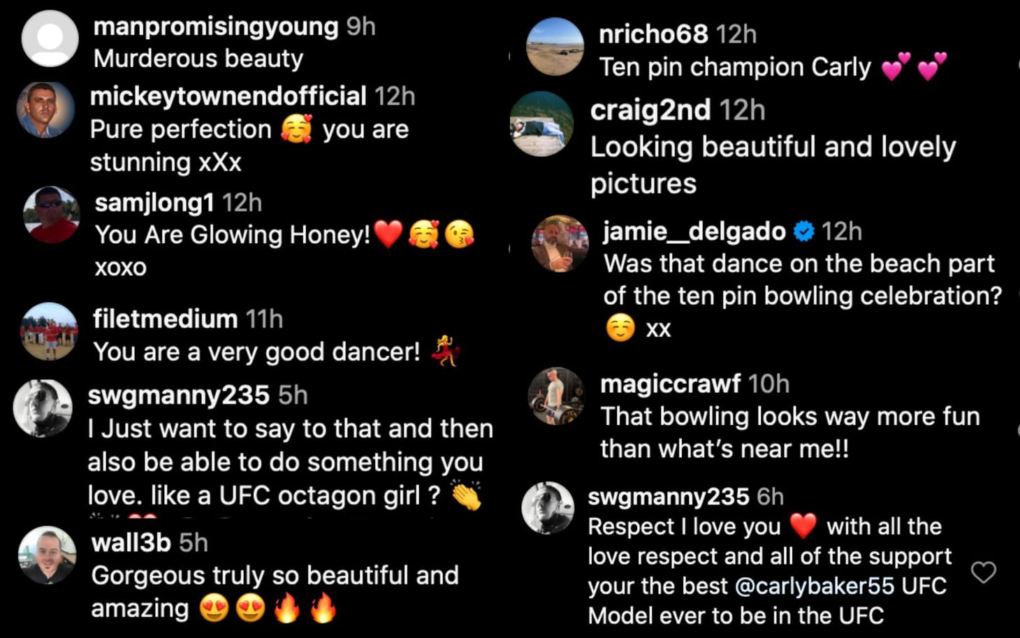 UFC ring girl: “Murderous beauty” - UFC ring girl Carly Baker stuns ...