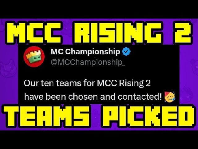 Minecraft Championship (MCC) Rising 2: Date, time, and where to watch
