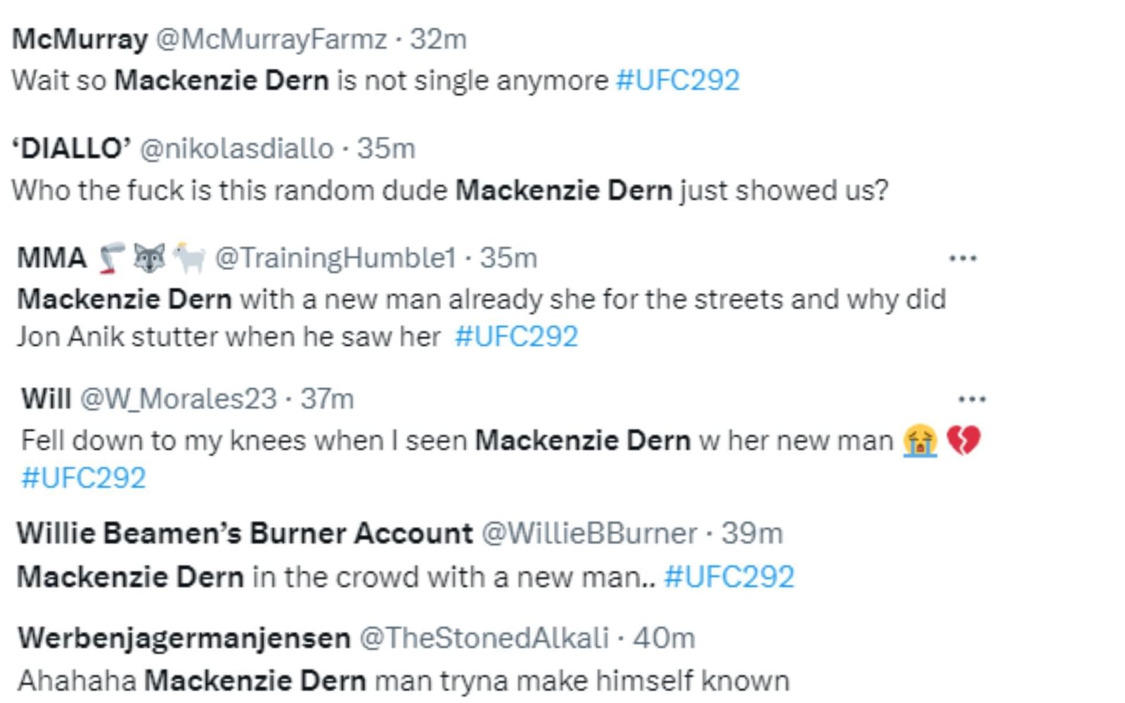 "Fell down to my knees" - Mackenzie Dern breaks hearts showing up at ...