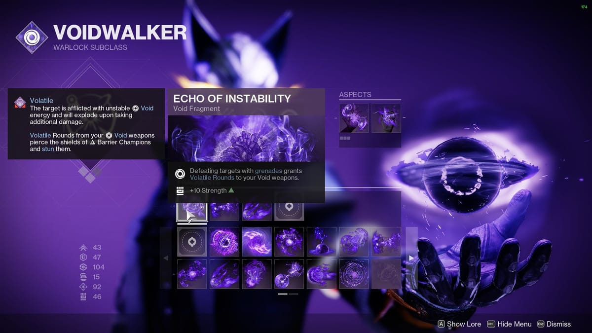 5 Best Destiny 2 Void Fragments for Warlocks
