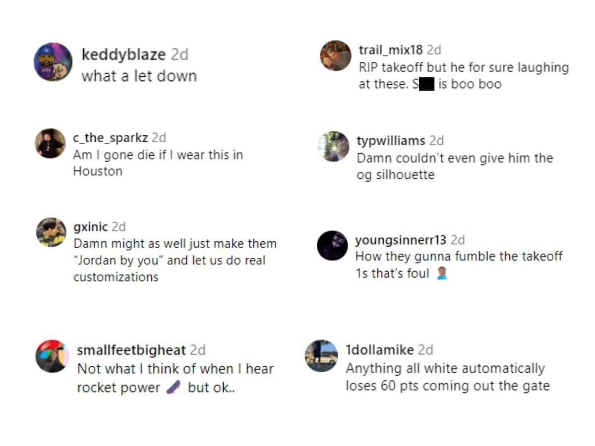Fans complain about the latest Air Jordan 1 Low “Rocket Power” sneakers ...