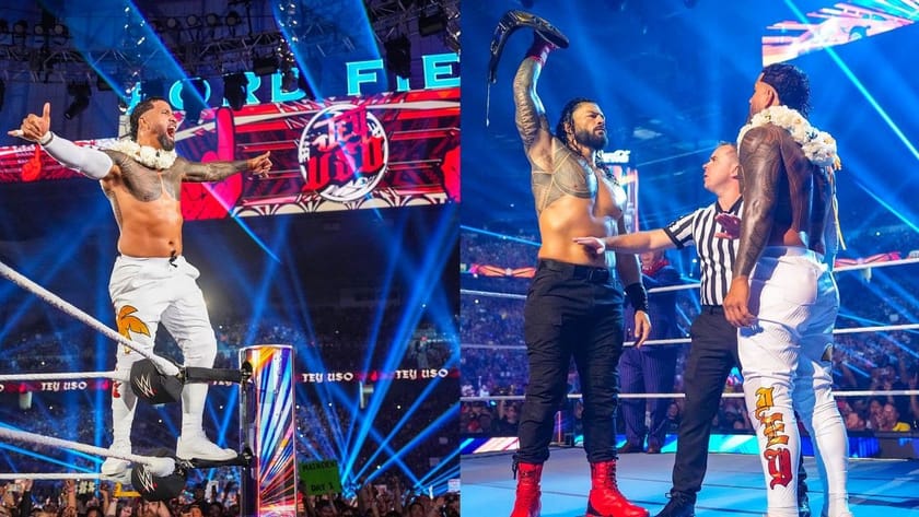 [WATCH] Jey Uso leads the audience in spectacular tribal dance ahead of ...