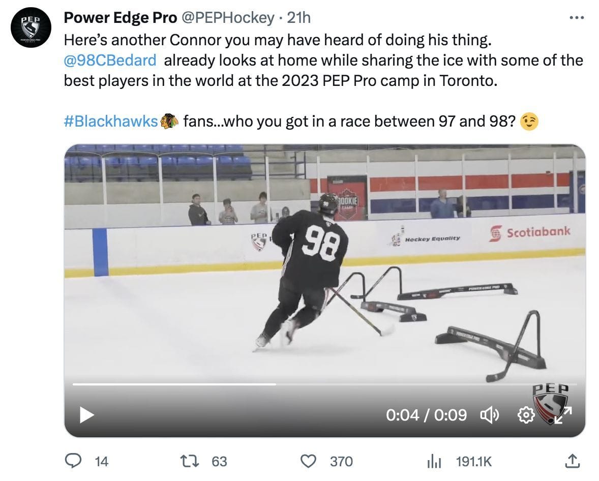 Connor McDavid, Connor Bedard go head-to-head at PEP summer camp