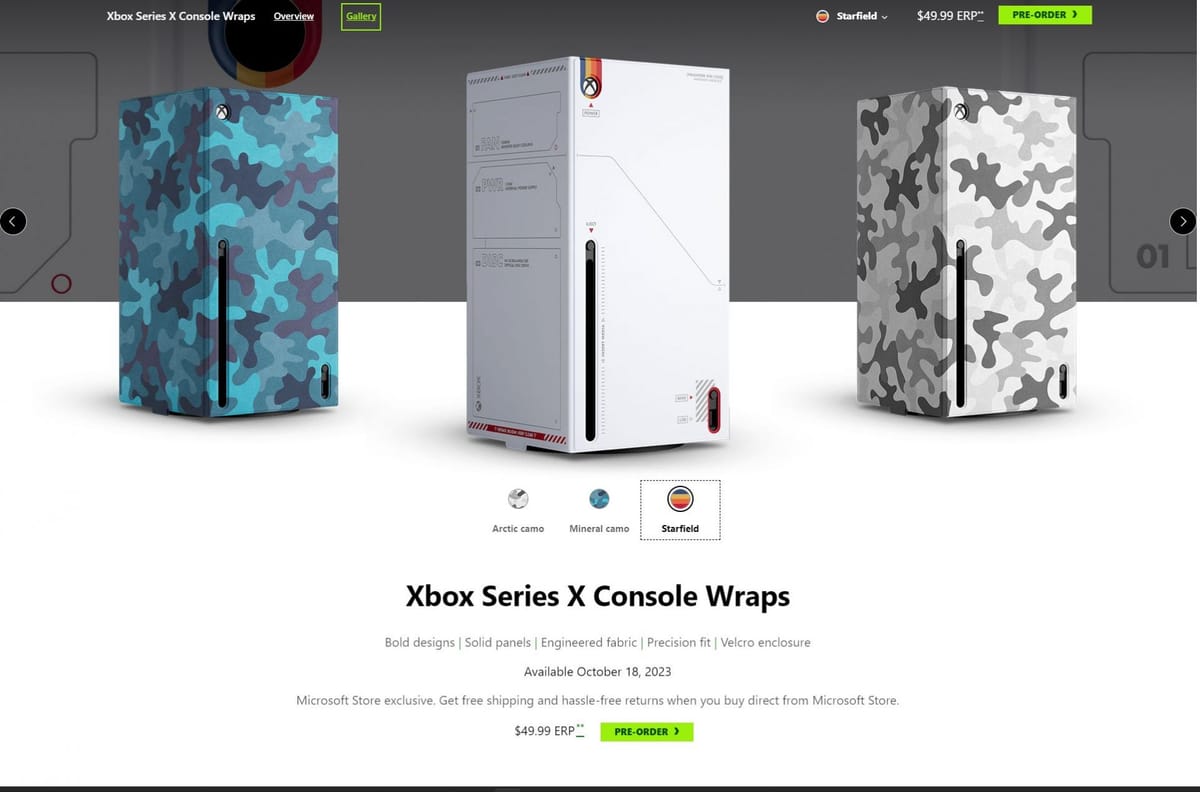 Xbox Series X Starfield wrap: Release date, where to buy, price, and more