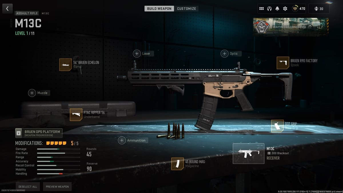 Best M13C loadout for Warzone and MW2: Class setup, attachments, Perks ...