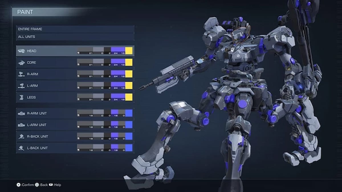 Armored Core 6 complete AC customization guide: All options, online ...