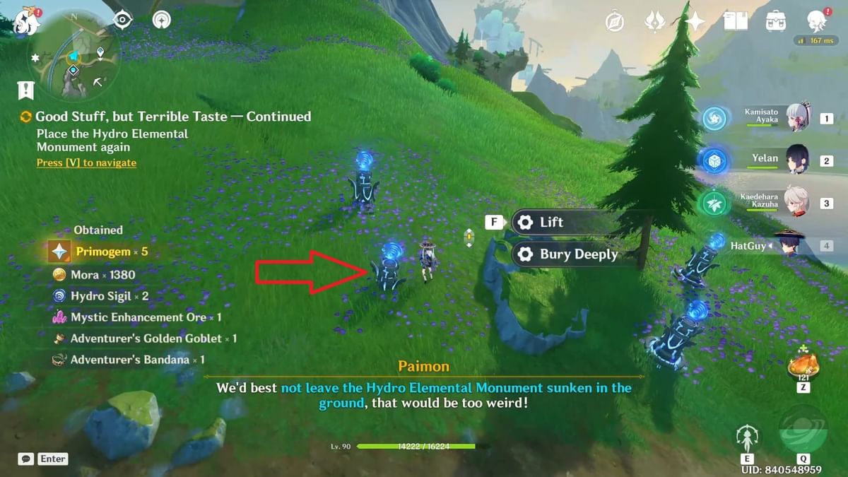 Good Stuff, but Terrible Taste: Genshin Impact quest guide