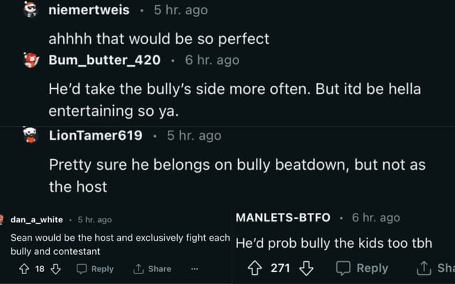 "He’d prob bully the kids too tbh" - Fans debate if Sean Strickland ...