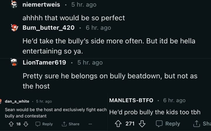 "He’d prob bully the kids too tbh" - Fans debate if Sean Strickland ...