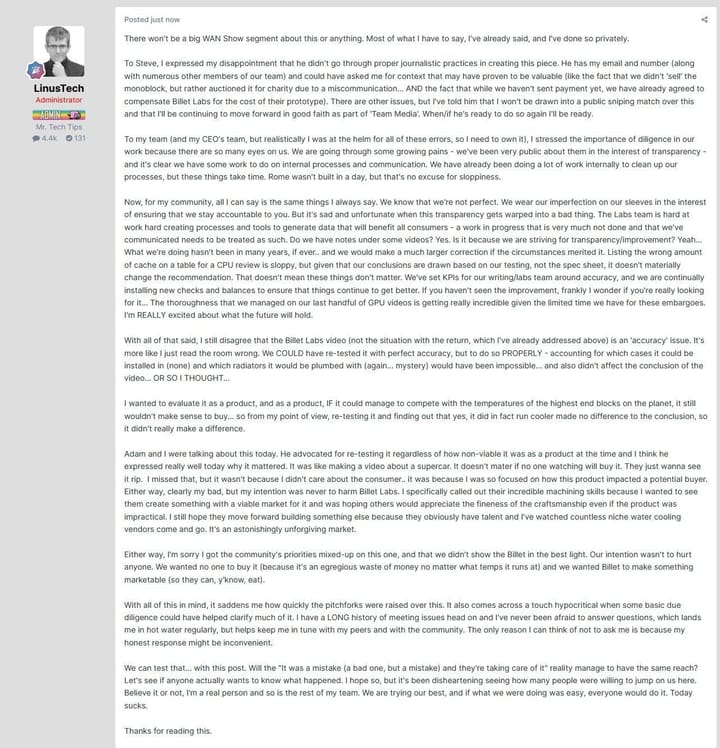 Linus Tech Tips vs. Gamers Nexus: Why are the tech review giants at ...