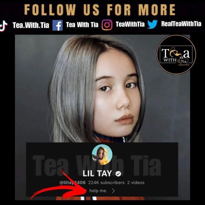 "Getting EXTREMELY SCARY": Lil Tay's 'Help Me' YouTube bio debunked as description leaves ...
